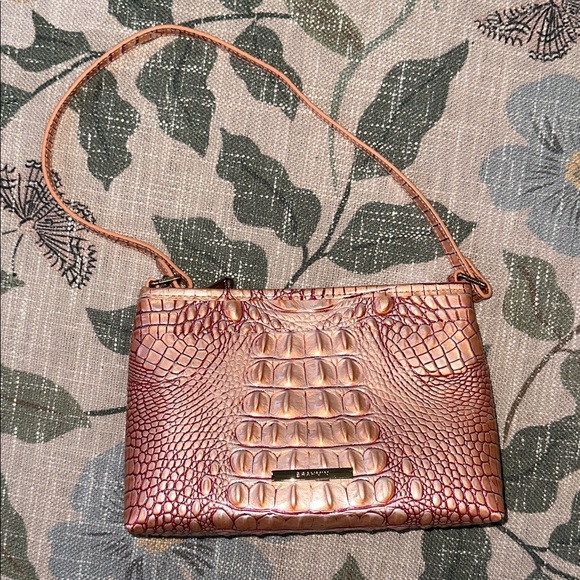 Brahmin | Bags | Elegant Pink Crocodile Brahmin Womens Bag | Poshmark